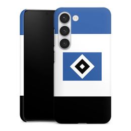DeinDesign Galaxy S23 Handy Premium Case Smartphone Handyh&uuml;lle Schutzh&uuml;lle matt Hamburger Sv Bundesliga Official Licensed Product Premium Case