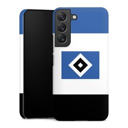 DeinDesign Galaxy S22 Handy Premium Case Smartphone Handyh&uuml;lle Schutzh&uuml;lle matt Hamburger Sv Bundesliga Official Licensed Product Premium Case