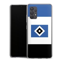 DeinDesign Galaxy A32 4G Handy Silikon H&uuml;lle Case transparent Handyh&uuml;lle Hamburger Sv Bundesliga Official Licensed Product Silikon Case