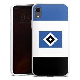 DeinDesign iPhone Xr Handy Silikon H&uuml;lle Case wei&szlig; Handyh&uuml;lle Hamburger Sv Bundesliga Official Licensed Product Silikon Case