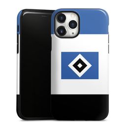 DeinDesign iPhone 11 Pro Handy Panzer Handyh&uuml;lle robuste Outdoor H&uuml;lle Schutzh&uuml;lle gl&auml;nzend Bundesliga Official Licensed Product Hamburger Sv Tough Case