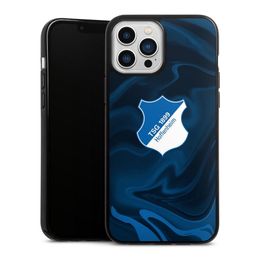 DeinDesign iPhone 13 Pro Max Handy Silikon H&uuml;lle Case schwarz Handyh&uuml;lle Official Licensed Product Jersey Tsg 1899 Hoffenheim