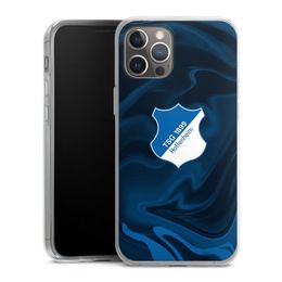DeinDesign iPhone 12 Pro Max Handy Silikon H&uuml;lle Case transparent Handyh&uuml;lle Official Licensed Product Jersey Tsg 1899 Hoffenheim Silikon Case