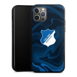 DeinDesign iPhone 12 Pro Handy Silikon H&uuml;lle Case schwarz Handyh&uuml;lle Official Licensed Product Jersey Tsg 1899 Hoffenheim