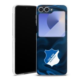 DeinDesign Galaxy Z Flip 6 Handy Hard Case Schutzh&uuml;lle transparent Smartphone Handy H&uuml;lle Tsg 1899 Hoffenheim Official Licensed Product Jersey Hard Case