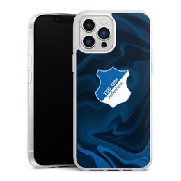 DeinDesign iPhone 13 Pro Max Handy Silikon H&uuml;lle Case transparent Handyh&uuml;lle Official Licensed Product Jersey Tsg 1899 Hoffenheim Silikon Case