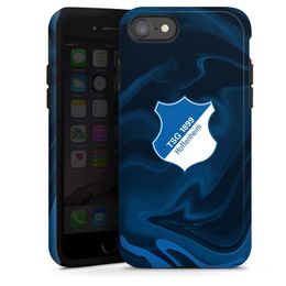 DeinDesign iPhone SE (2020) Handy Panzer Handyh&uuml;lle robuste Outdoor H&uuml;lle Schutzh&uuml;lle gl&auml;nzend Tsg 1899 Hoffenheim Official Licensed Product Jersey Tough Case
