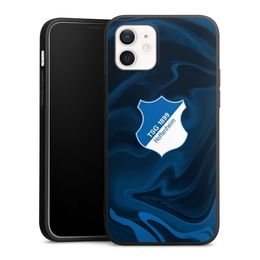 DeinDesign iPhone 12 Handy Premium Silikon H&uuml;lle Handyh&uuml;lle schwarz Case Official Licensed Product Jersey Tsg 1899 Hoffenheim Silikon Premium Case