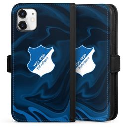 DeinDesign iPhone 11 Handy Klapph&uuml;lle Handyh&uuml;lle aus Kunst Leder schwarz Flip Case Official Licensed Product Jersey Tsg 1899 Hoffenheim Sideflip mit Lasche