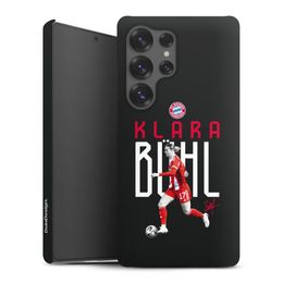 DeinDesign Galaxy S25 Ultra Handy Premium Case Smartphone Handyh&uuml;lle Schutzh&uuml;lle matt Fc Bayern M&uuml;nchen Klara B&uuml;hl Official Licensed Product Premium Case