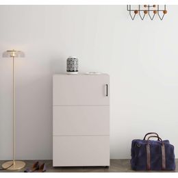 Schuhschrank Home Affaire "Islay, Schuhkommode, Schuhregal, Flurschrank, Dielenm&ouml;bel", kaschmir, B:68cm H:113,2cm T:32,4cm, Holzwerkstoff, Schr&auml;nke, Schuhschrank, Moderner Schuhschrank Islay: 4 Gr&ouml;&szlig;en, 3 Farben&ndash; platzsparendes Design