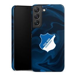 DeinDesign Galaxy S22 Handy Premium Case Smartphone Handyh&uuml;lle Schutzh&uuml;lle gl&auml;nzend Official Licensed Product Jersey Tsg 1899 Hoffenheim Premium Case