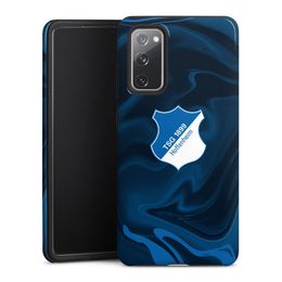 DeinDesign Galaxy S20 FE 5G Handy Panzer Handyh&uuml;lle robuste Outdoor H&uuml;lle Schutzh&uuml;lle gl&auml;nzend Official Licensed Product Jersey Tsg 1899 Hoffenheim Tough Case