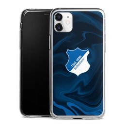 DeinDesign iPhone 11 Handy Slim Case Silikon Handyh&uuml;lle transparent H&uuml;lle extra d&uuml;nn Jersey Tsg 1899 Hoffenheim Official Licensed Product Silikon Slim Case