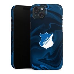 DeinDesign iPhone 15 Plus Handy Premium Case Smartphone Handyh&uuml;lle Schutzh&uuml;lle gl&auml;nzend Official Licensed Product Jersey Tsg 1899 Hoffenheim Premium Case