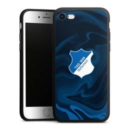 DeinDesign iPhone SE (2022) Handy Premium Silikon H&uuml;lle Handyh&uuml;lle schwarz Case Jersey Tsg 1899 Hoffenheim Official Licensed Product Silikon Premium Case