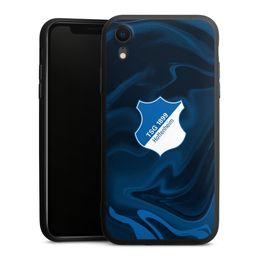 DeinDesign iPhone Xr Handy Premium Silikon H&uuml;lle Handyh&uuml;lle schwarz Case Official Licensed Product Jersey Tsg 1899 Hoffenheim Silikon Premium Case