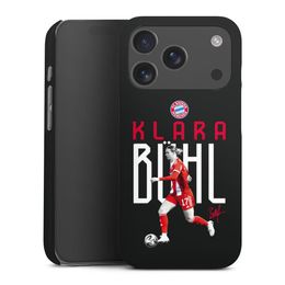 DeinDesign iPhone 17 Pro Handy Premium Case Smartphone Handyh&uuml;lle Schutzh&uuml;lle gl&auml;nzend Fc Bayern M&uuml;nchen Klara B&uuml;hl Official Licensed Product Premium Case