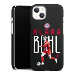 DeinDesign iPhone 13 Handy Premium Case Smartphone Handyh&uuml;lle Schutzh&uuml;lle matt Fc Bayern M&uuml;nchen Klara B&uuml;hl Official Licensed Product Premium Case