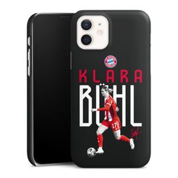 DeinDesign iPhone 12 Handy Premium Case Smartphone Handyh&uuml;lle Schutzh&uuml;lle matt Fc Bayern M&uuml;nchen Klara B&uuml;hl Official Licensed Product Premium Case