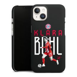 DeinDesign iPhone 14 Handy Premium Case Smartphone Handyh&uuml;lle Schutzh&uuml;lle matt Fc Bayern M&uuml;nchen Klara B&uuml;hl Official Licensed Product Premium Case