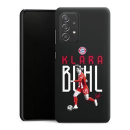DeinDesign Galaxy A52s 5G Handy Premium Case Smartphone Handyh&uuml;lle Schutzh&uuml;lle matt Fc Bayern M&uuml;nchen Klara B&uuml;hl Official Licensed Product Premium Case