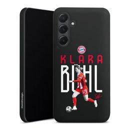 DeinDesign Galaxy A35 5G Handy Premium Case Smartphone Handyh&uuml;lle Schutzh&uuml;lle matt Fc Bayern M&uuml;nchen Klara B&uuml;hl Official Licensed Product Premium Case