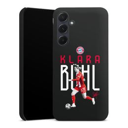 DeinDesign Galaxy A55 5G Handy Premium Case Smartphone Handyh&uuml;lle Schutzh&uuml;lle matt Fc Bayern M&uuml;nchen Klara B&uuml;hl Official Licensed Product Premium Case