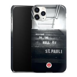 DeinDesign iPhone 11 Pro Max Handy Premium Case Smartphone Handyh&uuml;lle Schutzh&uuml;lle gl&auml;nzend Fc St. Pauli Official Licensed Product Merchandise Premium Case