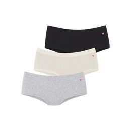 Lascana H&uuml;ftpanty grau Gr. 32/34 f&uuml;r Damen. Mit Stickerei. Nachhaltig.