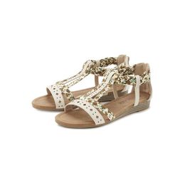 Lascana Sandale 'Sommerschuh' beige Gr. 41 f&uuml;r Damen