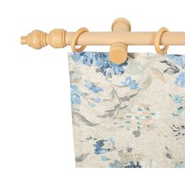 Gardinenstange SN DECO GROUP "Filigrano" Gr. 1, beige (naturfarben), L:120cm, Holzwerkstoff, Gardinenstangen, 28 mm, Holz, verschiedene L&auml;ngen und Farben, Komplettset