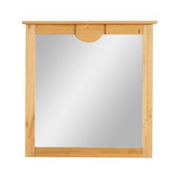 Pharao24.de Landhaus Wandspiegel 81 cm breit Holzrahmen