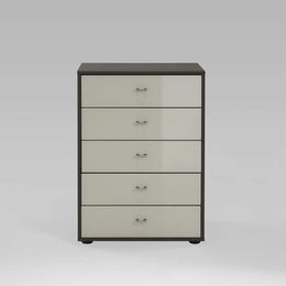 Pharao24.de Schubladenkommode in Creme Grau Braun