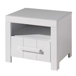 Pharao24.de Nachttisch Kommode Nachtkonsole mit einer Schublade 50 cm breit