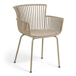 Pharao24.de Outdoor St&uuml;hle aus Kunststoff Metall (4er Set)