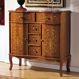 Pharao24.de Kommode im Barock Style Nussbaum furniert