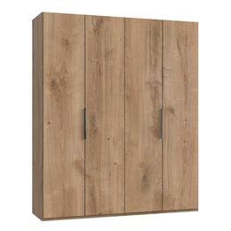 Pharao24.de Kleiderschrank mit 4 T&uuml;ren in Plankeneiche NB Made in Germany