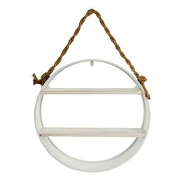 Pharao24.de H&auml;ngeregal rund in Antikwei&szlig; modernem Design