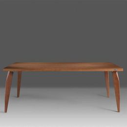 Pharao24.de Design Esszimmertisch in Nussbaumfarben 200 cm breit