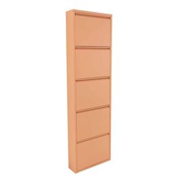 Pharao24.de Metall H&auml;ngeschrank f&uuml;r Schuhe in modernem Design 169 cm hoch