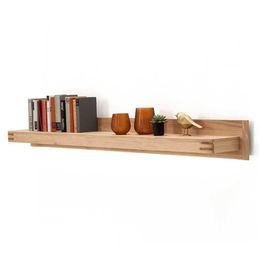 Pharao24.de Wohnzimmer Wandboard in Balkeneiche Bianco furniert 180 cm breit