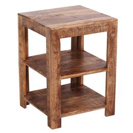 Pharao24.de Massivholzregal 60 cm hoch lackiert