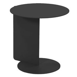 Pharao24.de Sofatisch Couchtisch aus Stahl auf S&auml;ulengestell