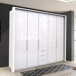 Pharao24.de Wei&szlig;er Schlafzimmerschrank 3 t&uuml;rig modern