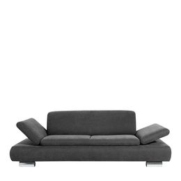Pharao24.de Sofa in Anthrazit Fu&szlig;gestell aus Metall