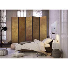 Pharao24.de Spanische Wand in Goldfarben 5 teilig