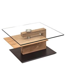 Pharao24.de Designcouchtisch mit drehbarer Glasplatte Made in Germany