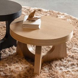Pharao24.de Couchtisch Sofatisch in runder Form 35 cm hoch