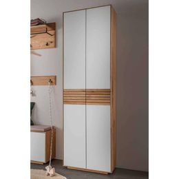 Pharao24.de Schuhschrank Schuh Schrank mit Dreht&uuml;ren 200 cm hoch